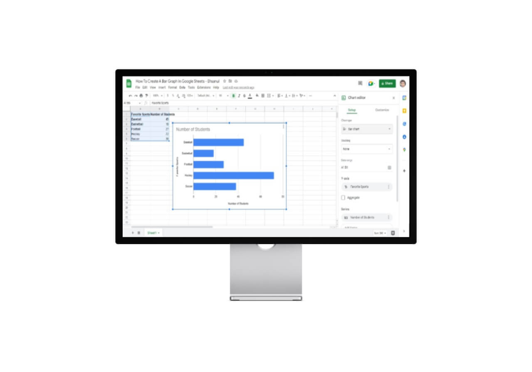 How To Create A Bar Graph In Google Sheets